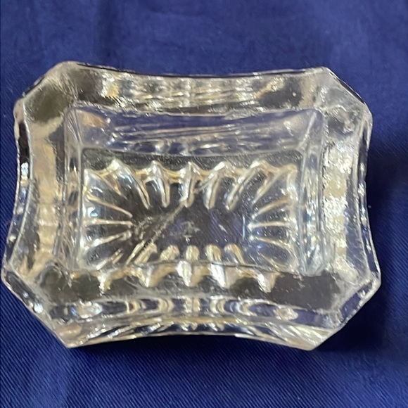 Unmarked | Accents | Vintage Clear Glass Individual Salt Cellar | Poshmark
